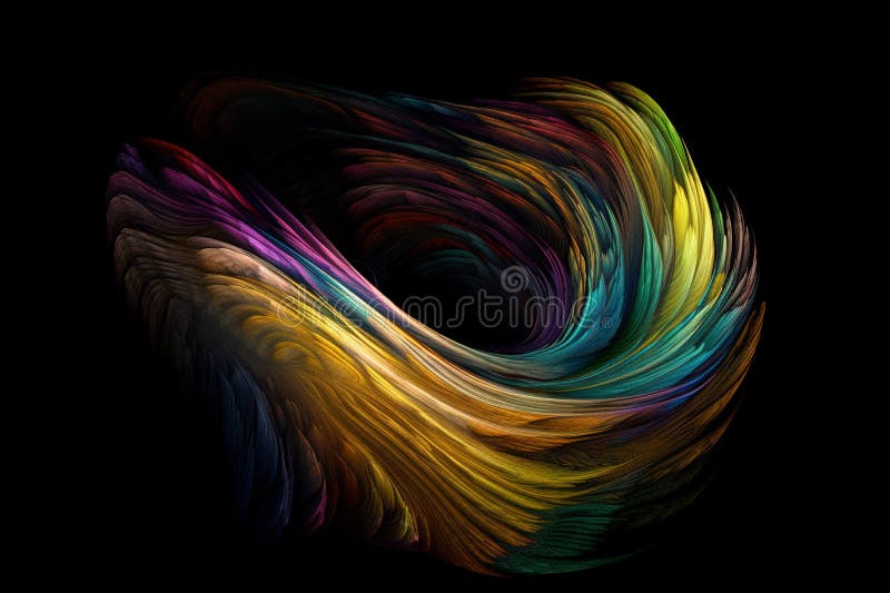 Hair Twirling and Pulling Isolated Cartoon Vector Illustration. Stock ...