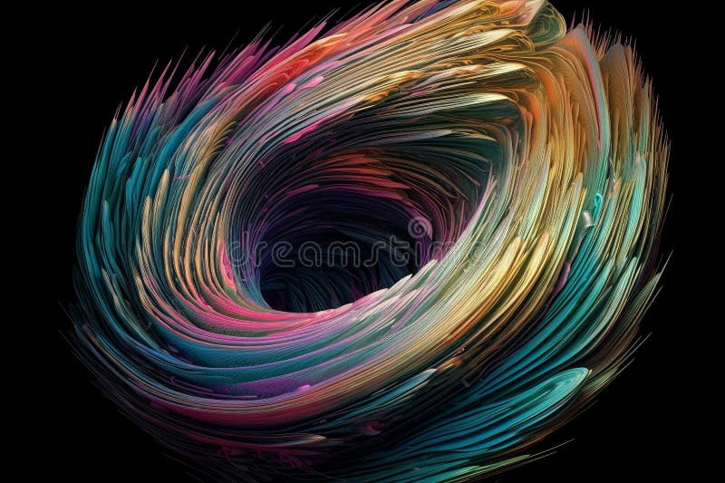 Hair Twirling and Pulling Isolated Cartoon Vector Illustration. Stock ...