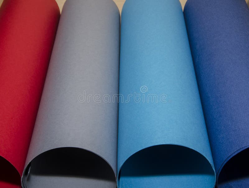 Abstract,colorful Image of Cylindrical Shapes Stock Image - Image of ...