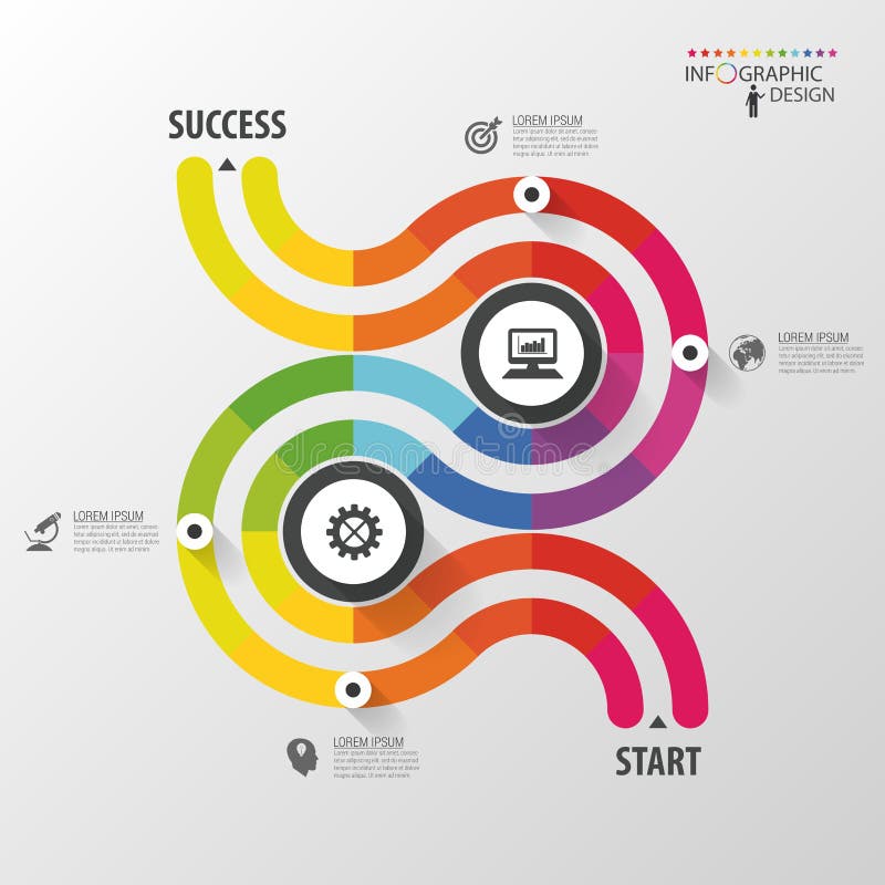 Abstract Colorful Infographic Template. Vector Illustration Stock ...