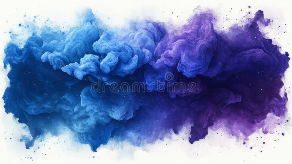 Abstract Colorful Ink Explosion Background Stock Illustration ...