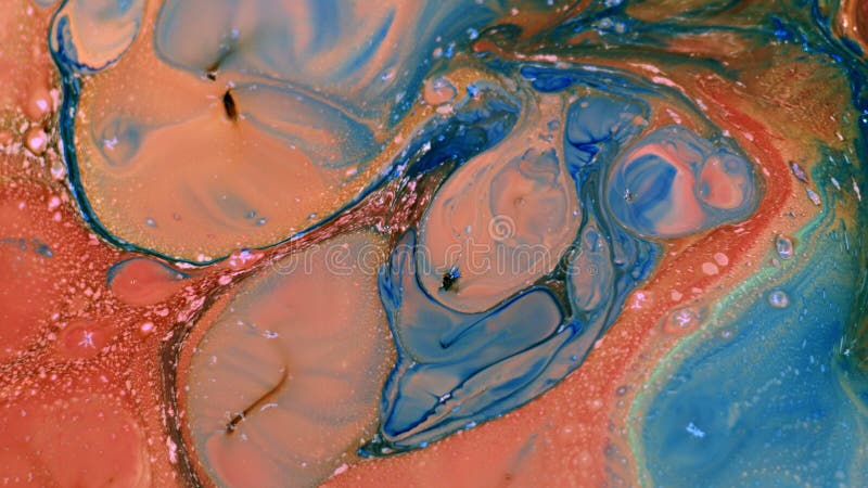 Abstract Colorful Ink Spread Art Stock Footage - Video of colorful ...