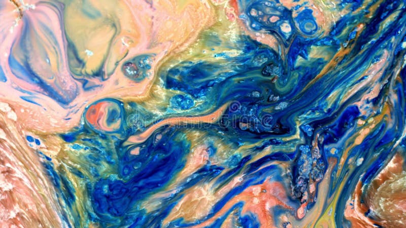 Abstract Colorful Ink Spread Art Stock Video - Video of beautiful, food ...