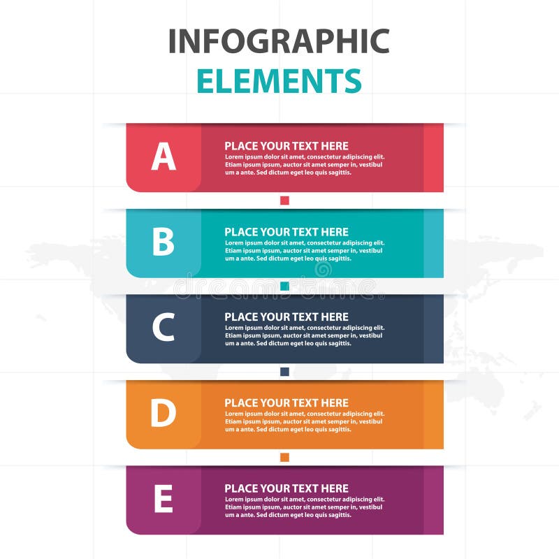Abstract Colorful Label Business Infographics Elements, Presentation ...