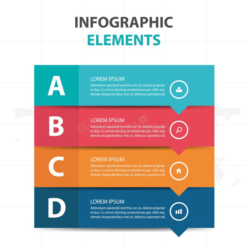 Abstract Colorful Label Business Infographics Elements, Presentation ...