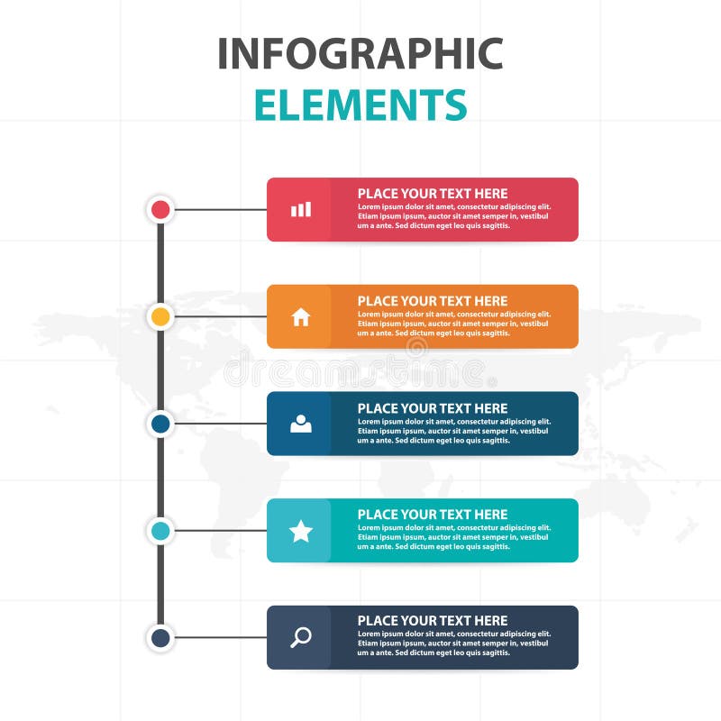 Abstract Colorful Label Business Infographics Elements, Presentation ...