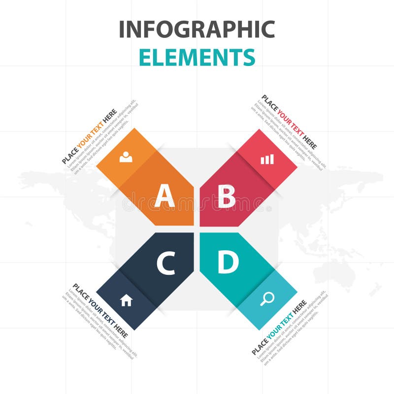 Abstract Colorful Label Business Infographics Elements, Presentation ...