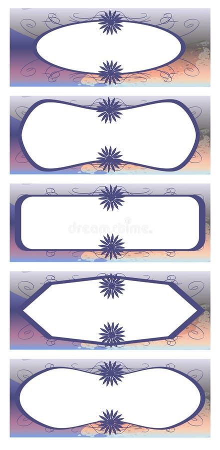 Abstract Colorful Labels Set Stock Illustration - Illustration of ...