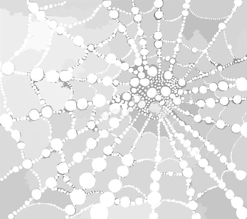 Abstract White Web Structure, Light Background Stock Illustration ...