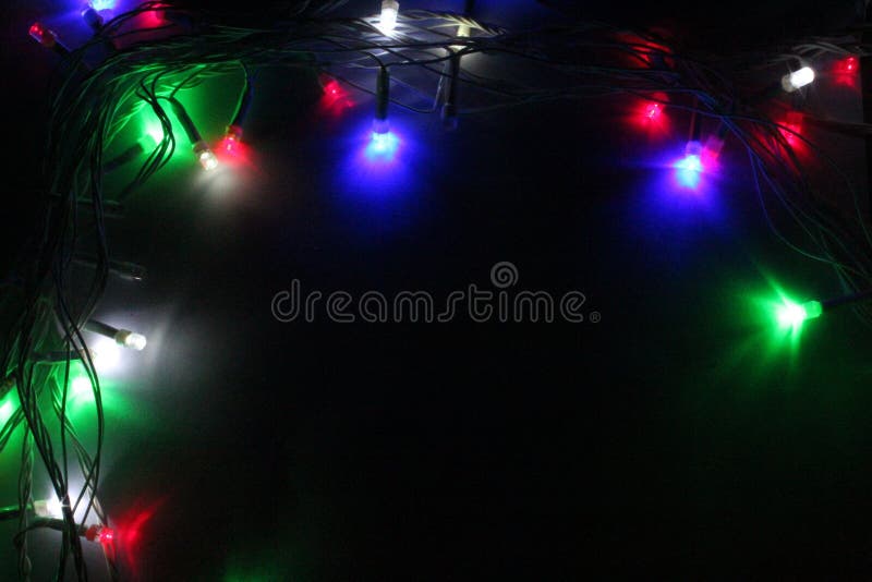 Abstract Colorful Led Lights Background. Stock Photo - Image of ...