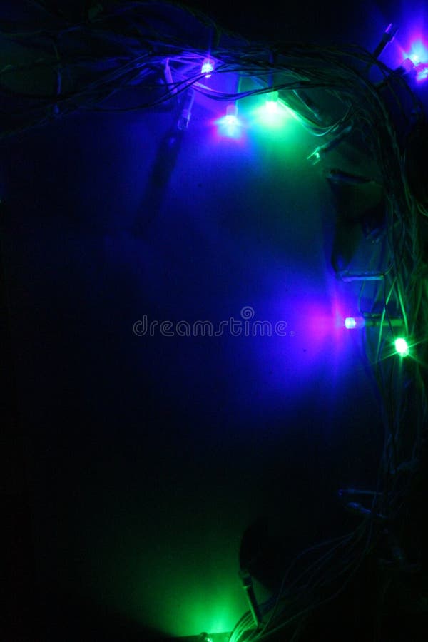 Abstract Colorful Led Lights Background. Stock Photo - Image of copy ...