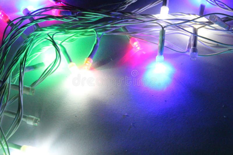 Abstract Colorful Led Lights Background. Stock Image - Image of imagery ...