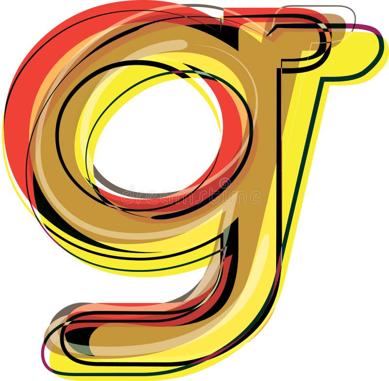 Abstract Colorful Letter g stock vector. Illustration of graphic ...
