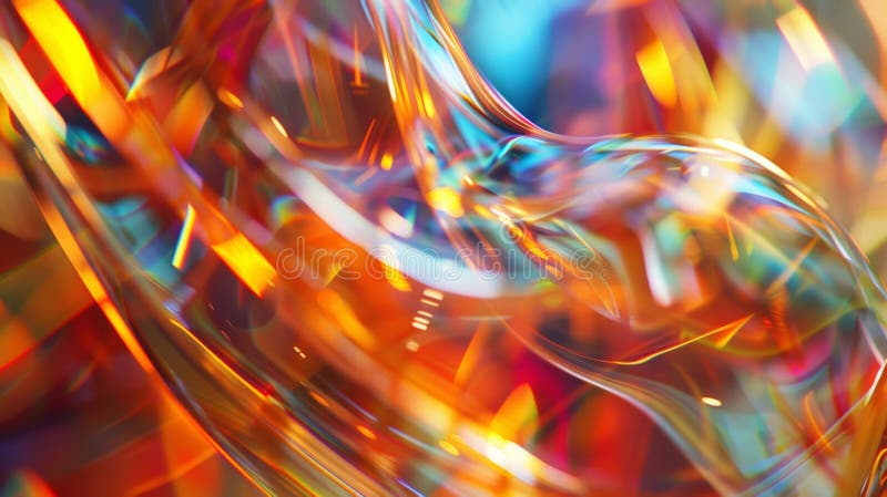 Abstract Colorful Light Refractions Stock Image - Image of kaleidoscope ...