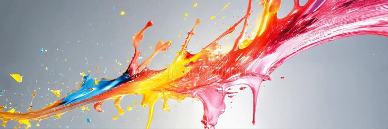 Abstract Colorful Light Splash Design (1) Stock Illustration ...