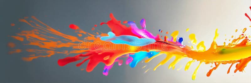 Abstract Colorful Light Splash Design (3) Stock Illustration ...