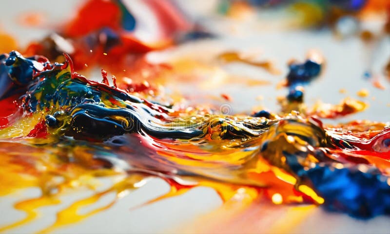 Abstract Colorful Light Splash Design (8) Stock Illustration ...