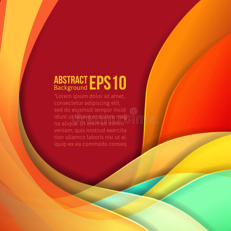 Abstract Colorful Light Vector Background. Forms a Stock Vector ...