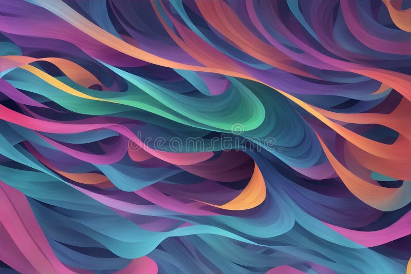 Abstract Colorful Line Gradient Background Art Stock Illustration ...