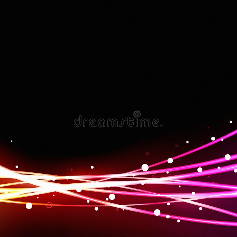 Abstract Colorful Lines on the Black Background - Perfect for a ...