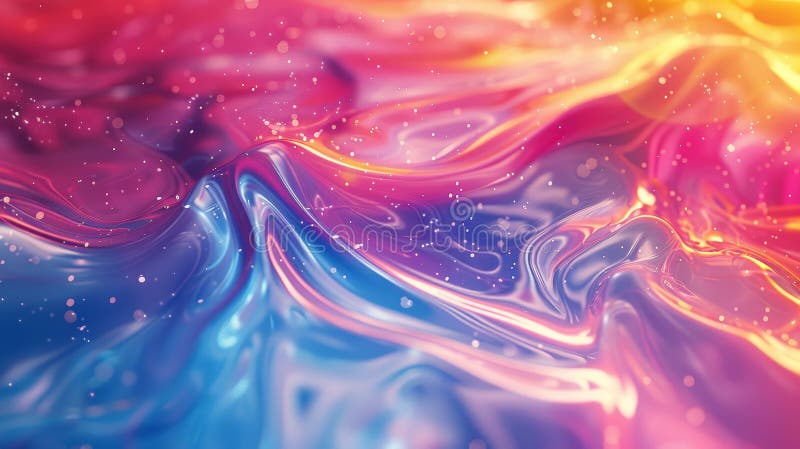 Abstract Colorful Liquid Background Stock Photo - Image of design ...