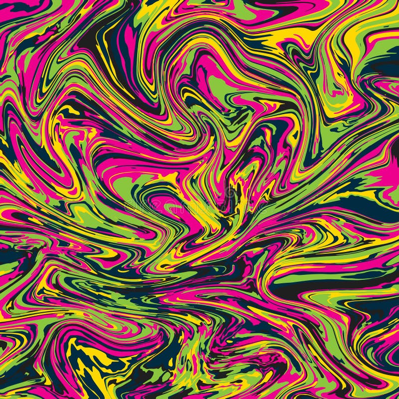 Abstract Colorful Liquid Background. Swirl Effect Stock Vector ...