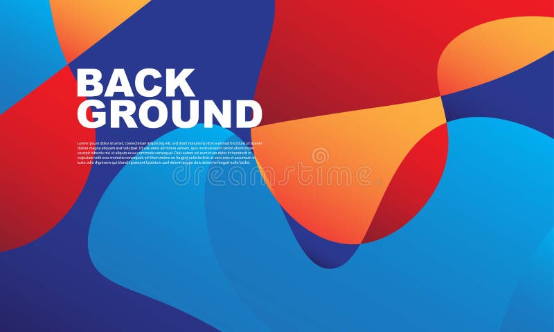 Abstract Colorful Liquid and Curvy Geometric Background for Banner ...