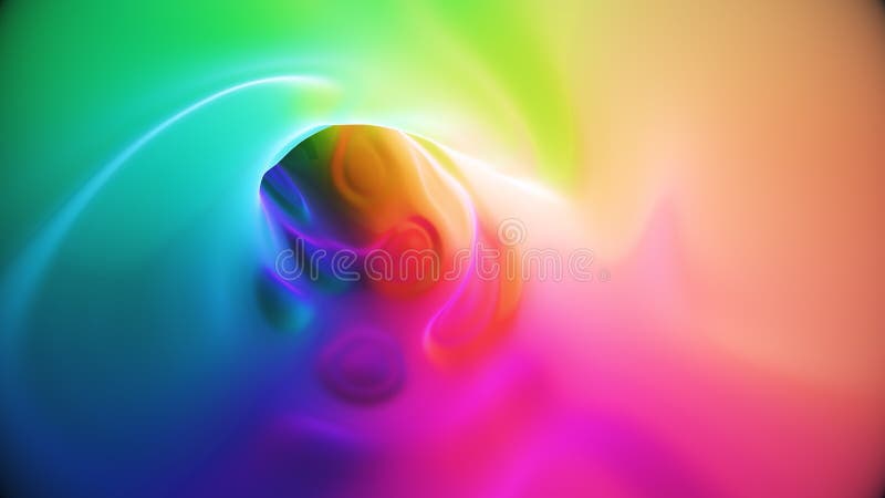 Abstract Colorful Liquid Gradient Swirl Background Stock Illustration ...