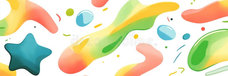 Abstract Colorful Liquid Shapes and Patterns in Dynamic Flowing ...