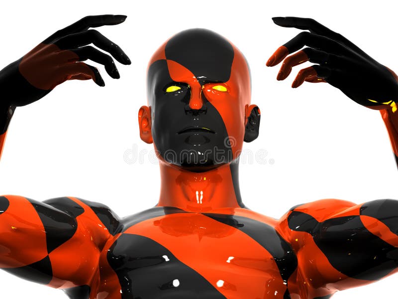 Abstract colorful man stock illustration. Illustration of abstract ...