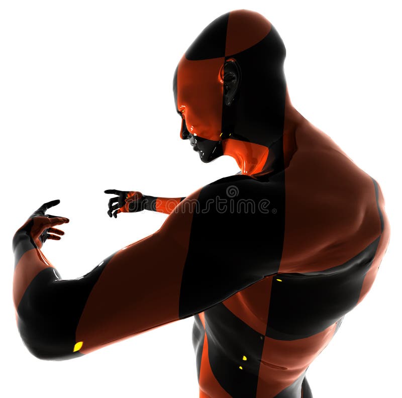 Abstract colorful man stock illustration. Illustration of face - 7248738