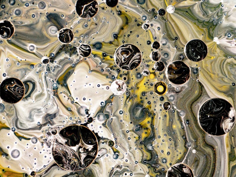 Abstract Colorful Marble Forms for Creative Designs Made with Liquid ...