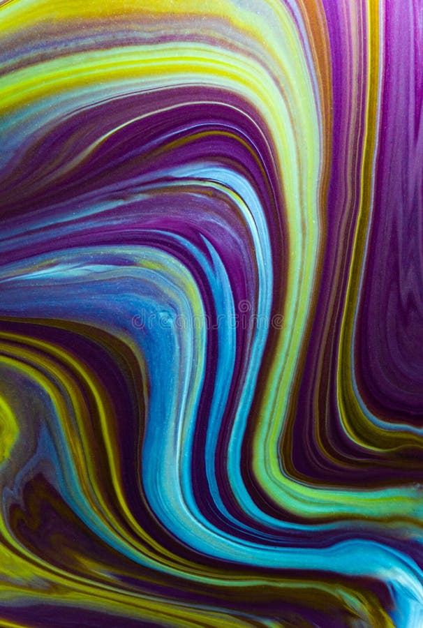 Abstract Colorful Marble Forms for Creative Designs Made with Liquid ...