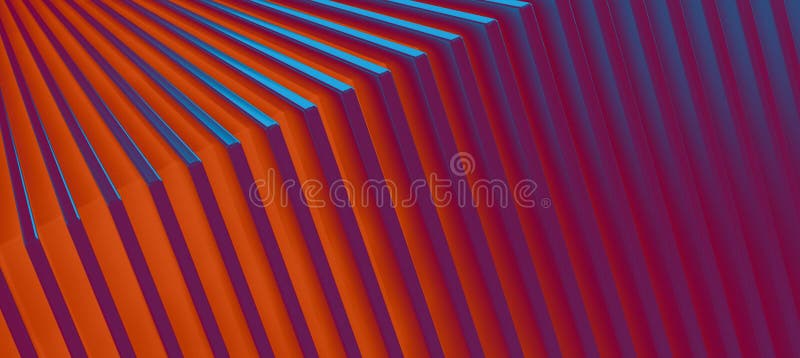 The Abstract Colorful Metal Pattern Background. 3D Illustration Stock ...