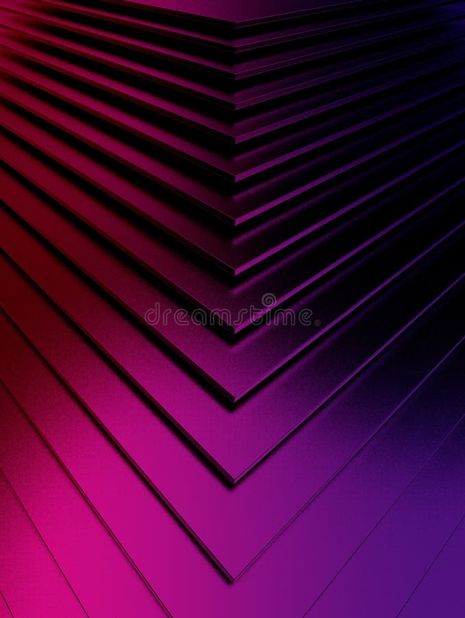 The Abstract Colorful Metal Pattern Background. 3D Illustration Stock ...