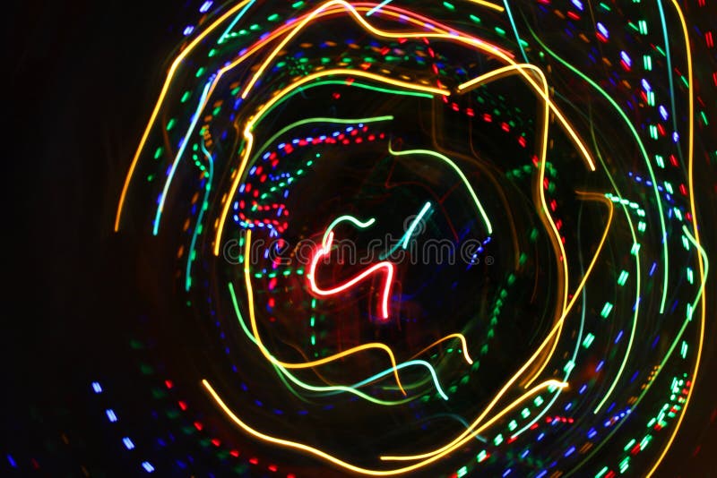 Abstract Colorful Motion Lights Background Stock Photo - Image of ...