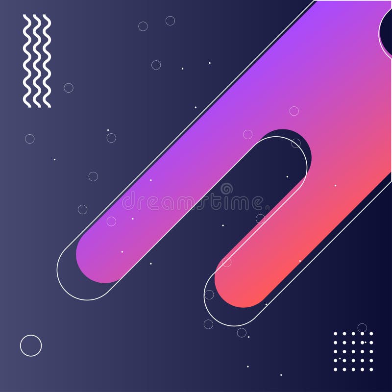 Abstract Colorful Mustard Rounded Lines Halftone Transition. Vector ...