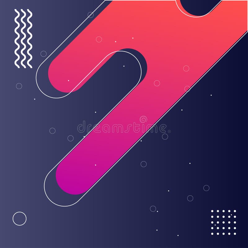 Abstract Colorful Mustard Rounded Lines Halftone Transition. Vector ...