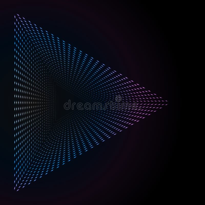 Abstract Colorful Neon Dots, Dotted Technology Background. Stock Vector ...