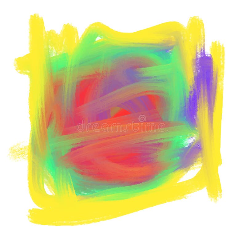 Abstract Colorful Oil Paint Mark Stock Vector - Illustration of smear ...