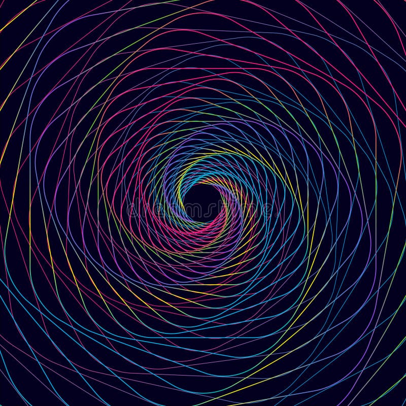 Illusion Creative Abstract Line Art Concept and Ideas on Monotone Blue ...