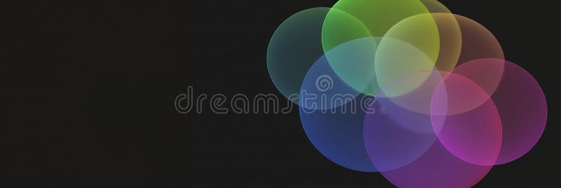 Abstract Colorful Overlapping Circles Background Design Stock ...