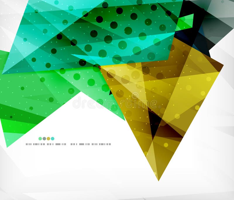 Abstract Colorful Overlapping Composition Stock Vector - Illustration ...