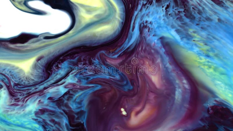 Abstract Colorful Paint Exploding Spreads and Texture Stock Footage ...