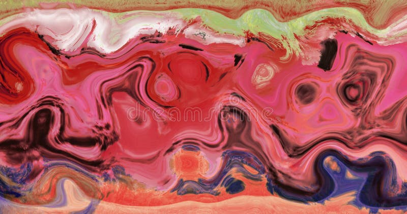 Abstract Colorful Paint Ink Liquid. Liquid Explode Diffusion ...