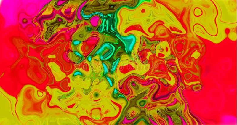 Abstract Colorful Paint Ink Liquid. Liquid Explode Diffusion ...