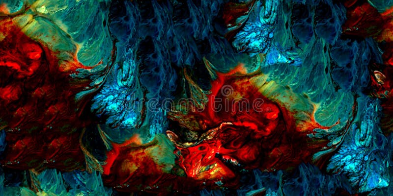 Abstract Colorful Paint Surreal Samless and Tileable Background Stock ...