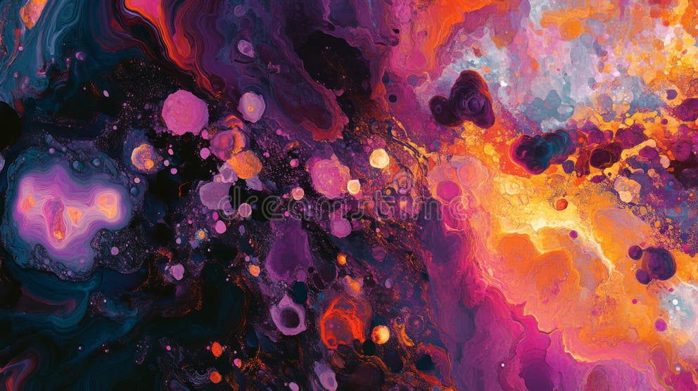 Abstract Colorful Paint Texture Background Stock Illustration ...