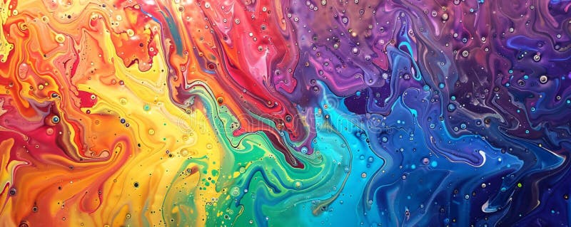 Abstract Colorful Paint Texture Stock Illustration - Illustration of ...