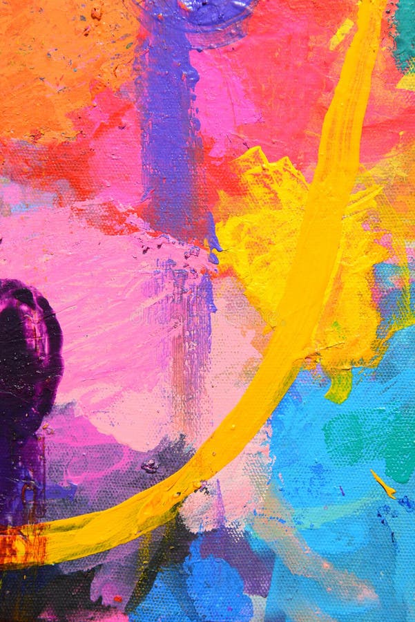 Abstract Colorful Painting for Texture Background Stock Illustration ...